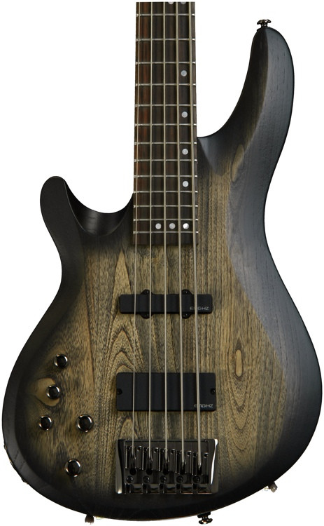 Schecter C-5 Custom 5-string, Left-handed - Trans Black Stain | Sweetwater