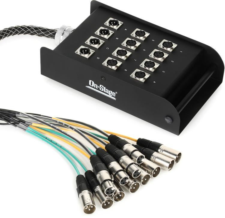 On-Stage SNK84100V2 8 x 4 Stage Snake - 100 foot | Sweetwater