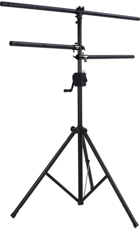 On-Stage Stands LS7805QIK Power Crank-Up Lighting Stand with Side Bars ...