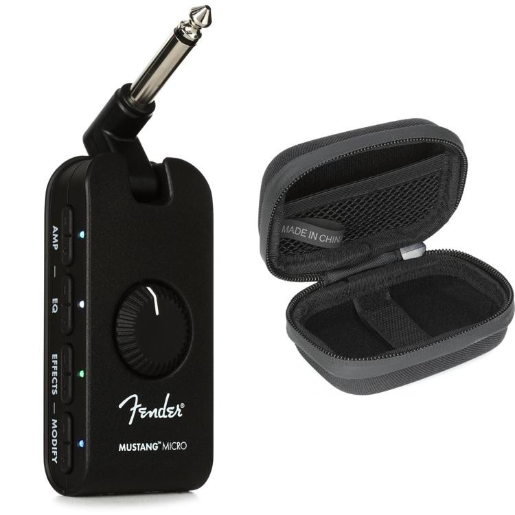 Fender Mustang Micro Headphone Guitar Amp with Case | Sweetwater