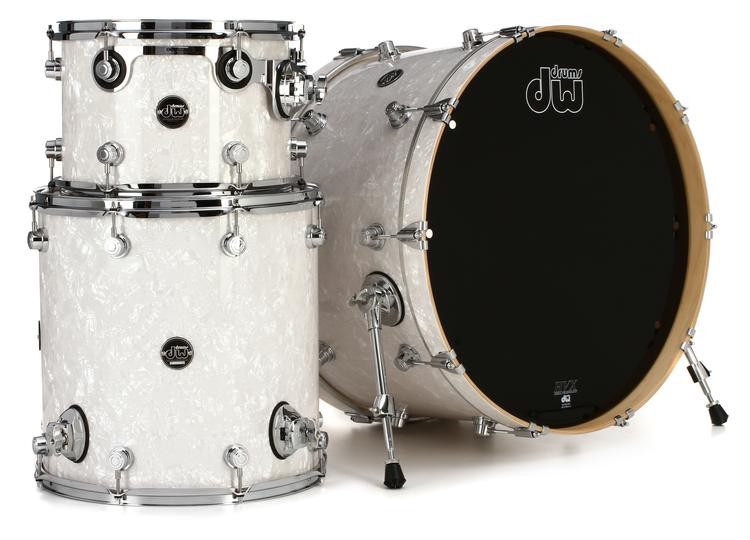 DW Performance Series 3-piece Shell Pack - White Marine FinishPly - 14 ...