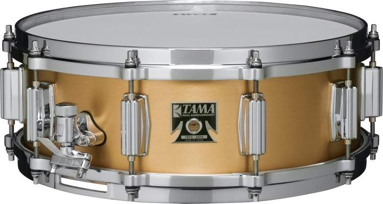 Tama 40th Anniversary Limited Edition Snare - Bell Brass Reissue 5" x 14" | Sweetwater