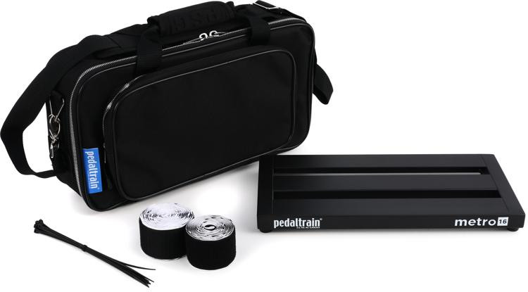Pedaltrain Metro 16 SC 16"x8" Pedalboard with Soft Case | Sweetwater