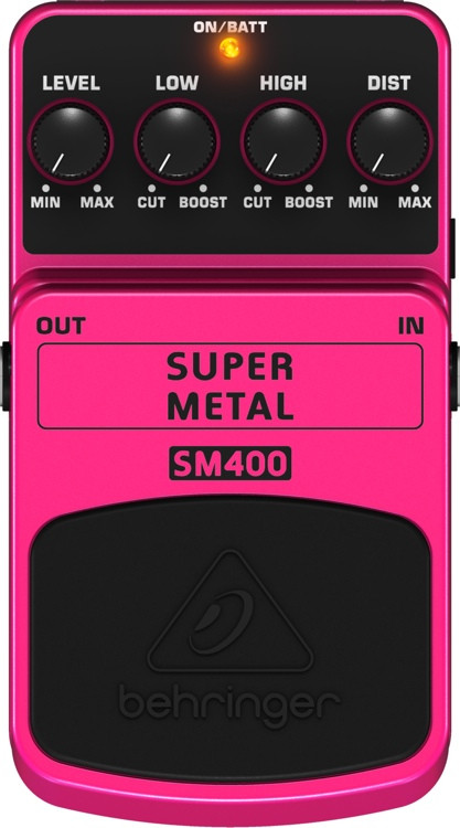 Behringer SM400 Super Metal Pedal | Sweetwater