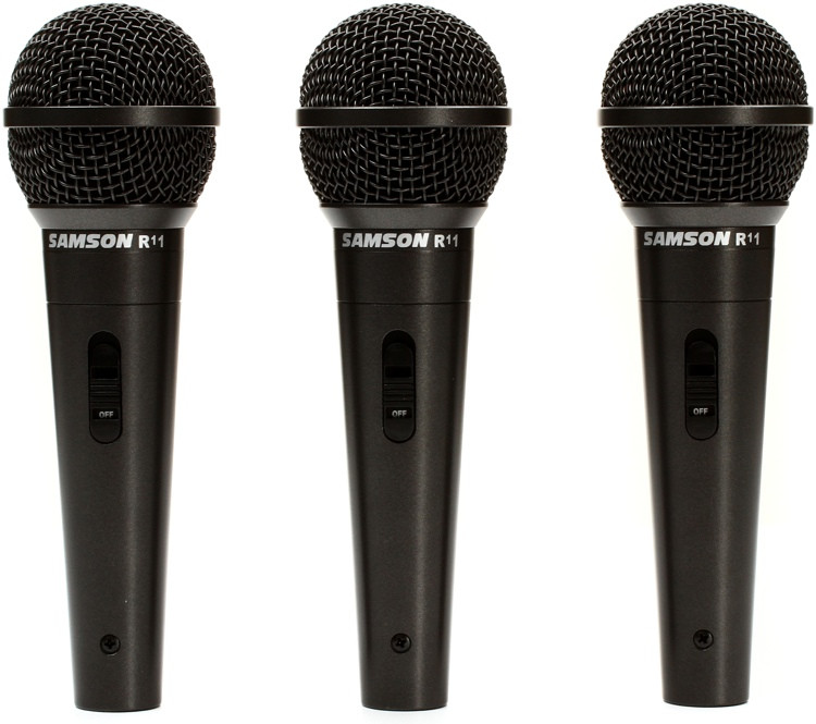 Samson R11 Microphone 3-pack Reviews | Sweetwater