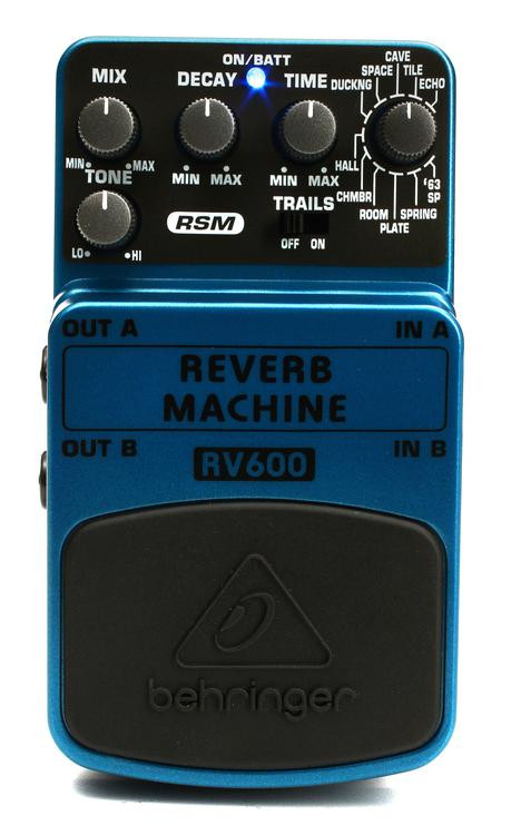 Behringer RV600 Reverb Machine Pedal | Sweetwater