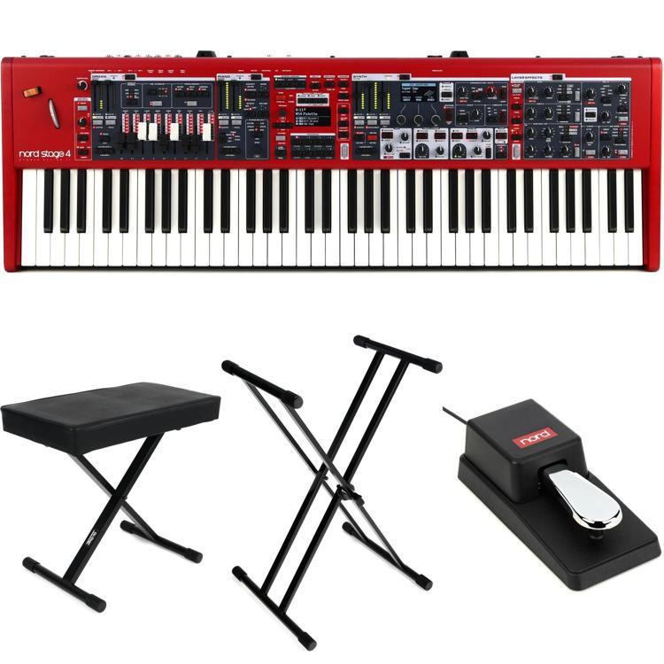 Nord Stage 4 HA73 73-key Stage Keyboard Essentials Bundle | Sweetwater