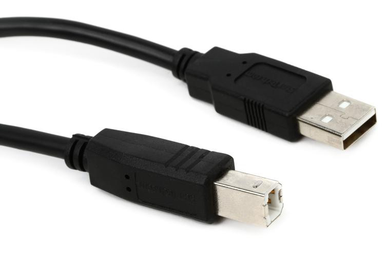 Startech USB2HAB15 USB 2.0 Type A to Type B Cable - 15 foot | Sweetwater