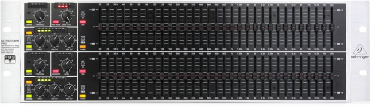 Behringer FBQ6200HD - 31-band Stereo Graphic EQ | Sweetwater