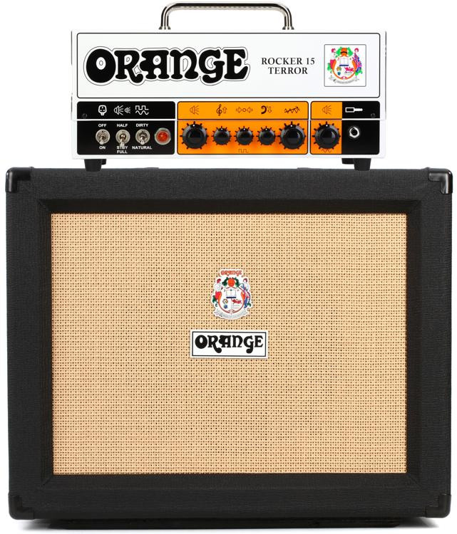 Orange Rocker 15 Terror 15-watt 2-channel Tube Head with 60-watt 1x12 ...