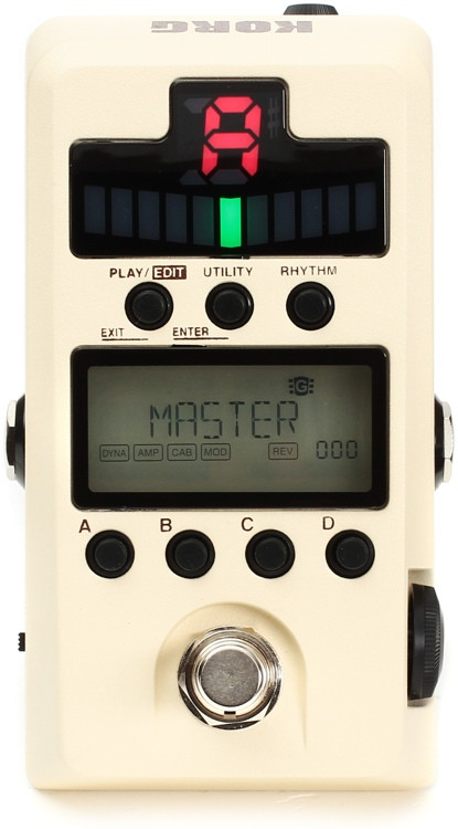 Korg Pandora Stomp Multi-Effects Pedal - Ivory | Sweetwater