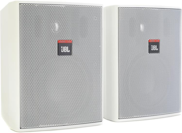 JBL Control 25AV Indoor/Outdoor Surface-Mount Speaker - White | Sweetwater