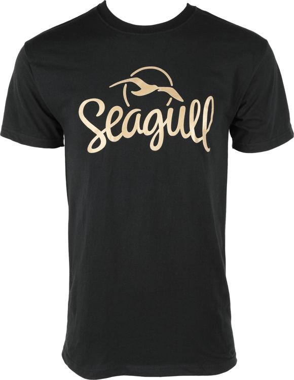 Seagull Guitars Black Logo T-shirt - Large | Sweetwater
