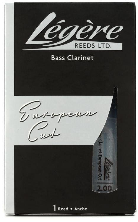 Legere LGBCE-2 European Cut Bass Clarinet Reed - 2.0 | Sweetwater