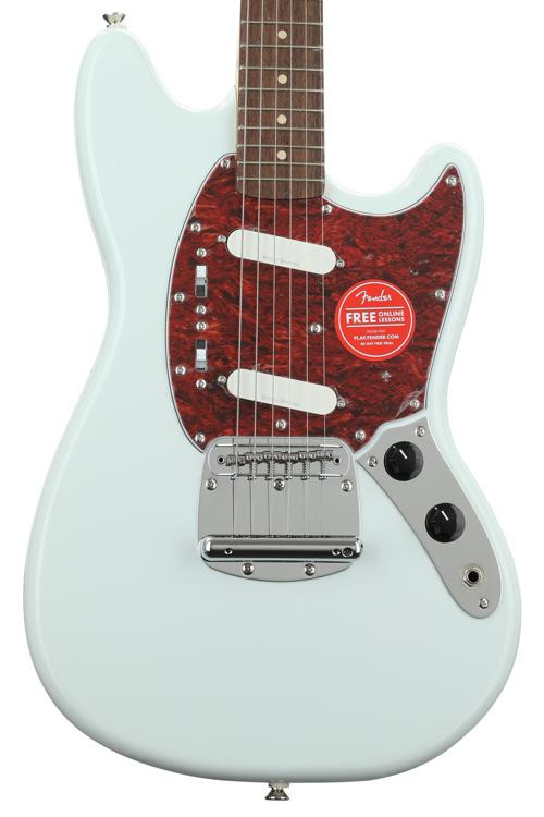 Squier Vintage Modified Mustang - Sonic Blue w/ Indian Laurel ...