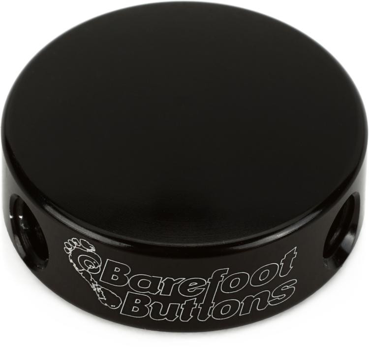 Barefoot Buttons V2 Mini Footswitch Cap - Black | Sweetwater