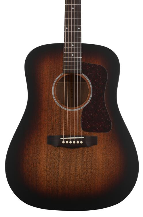 Guild D-20 Acoustic Guitar - Vintage Sunburst Reviews | Sweetwater