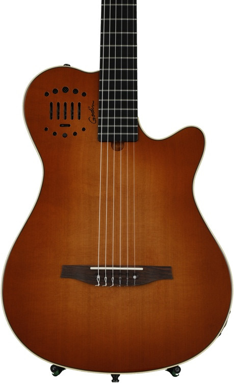 Godin Multiac Grand Concert Duet Ambiance - Lightburst High-gloss ...