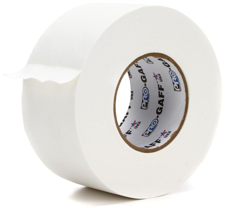 Pro Tapes & Specialties Pro Gaff Premium 3-inch Gaffers Tape - White ...