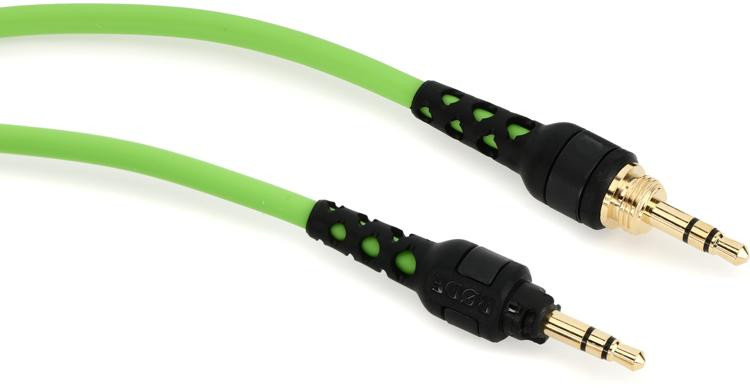 Rode NTH-100 3.5mm to 3.5mm TRS Cable - 3.9 foot, Green | Sweetwater
