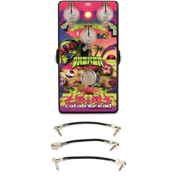 Catalinbread Skewer Boost Pedal with 3 Patch Cables | Sweetwater