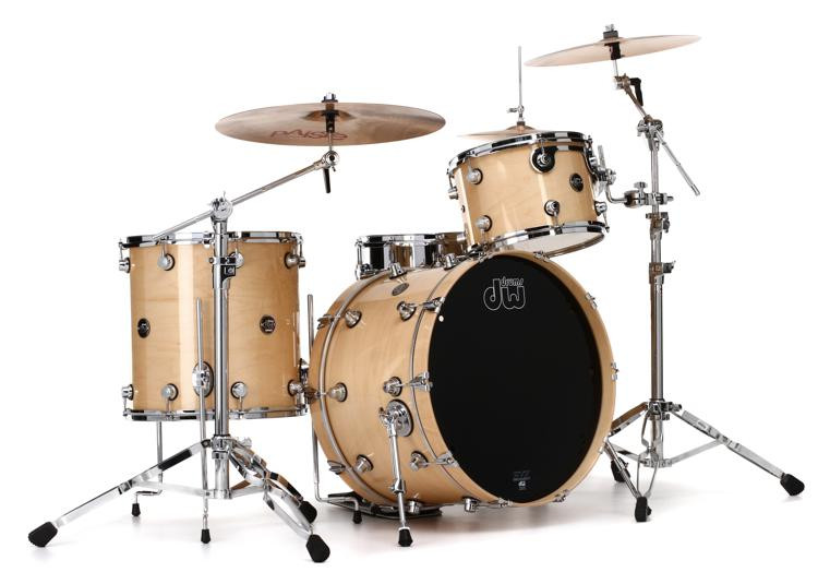 DW Performance Series 3-piece Shell Pack with 22" Bass Drum - Natural ...