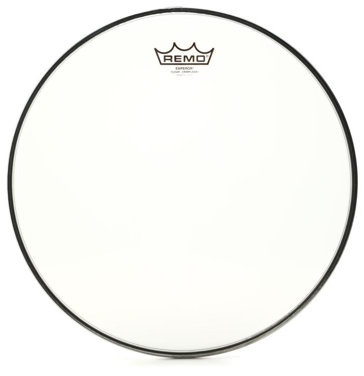 Remo Emperor Clear Crimplock Tenor Drumhead - 14-inch | Sweetwater