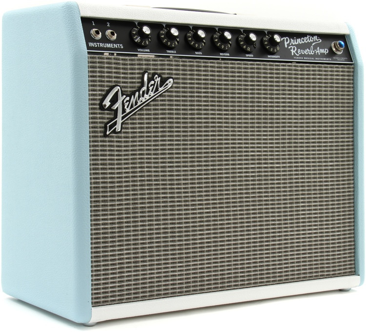 Fender '65 Princeton Reverb FSR - Surf-Tone Blue | Sweetwater