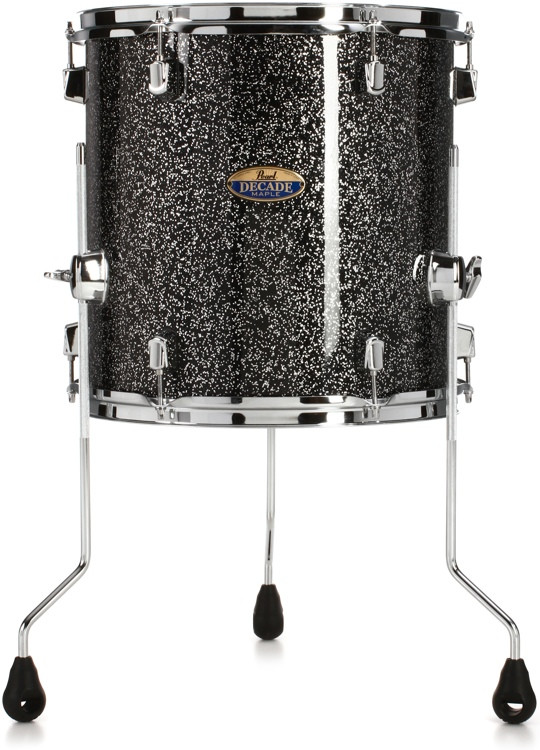 Pearl Decade Maple Floor Tom - 14"x14" - Slate Galaxy Flake | Sweetwater