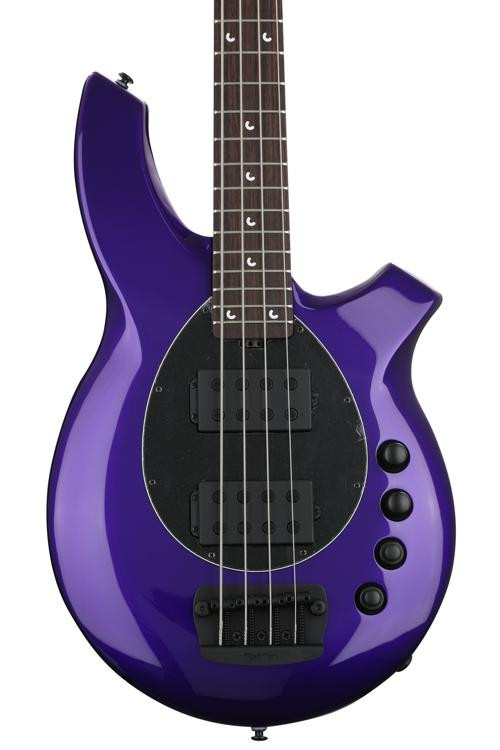 Ernie Ball Music Man Bongo 4 HH - Firemist Purple | Sweetwater