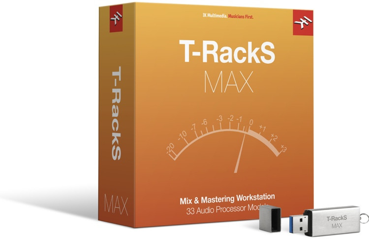 IK Multimedia T-RackS MAX Bundle (boxed with USB Drive) | Sweetwater
