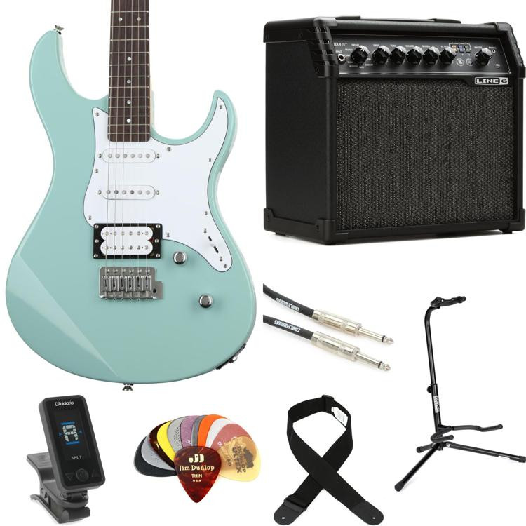 Yamaha PAC112V Pacifica and THR5 Amp Bundle - Sonic Blue | Sweetwater