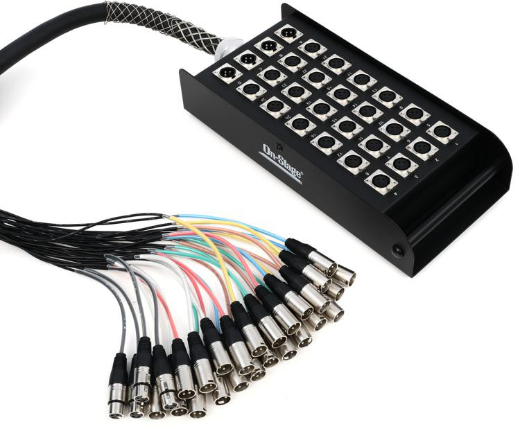 On-Stage SNK244100V2 24 x 4 Stage Snake - 100 foot | Sweetwater