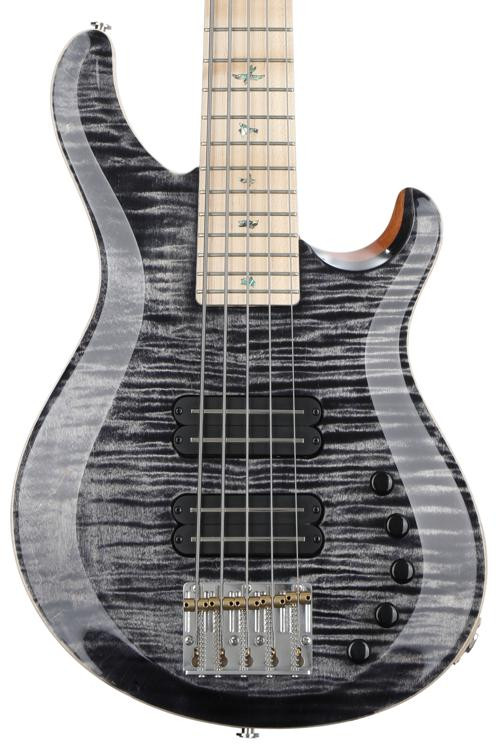 PRS Grainger 5-String Bass Guitar - Charcoal with Maple Fingerboard ...