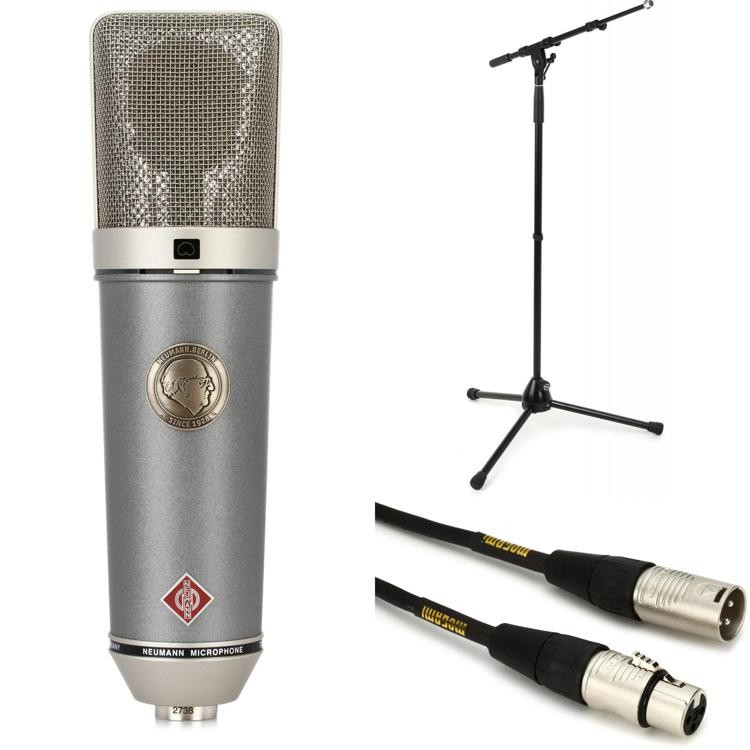 Neumann TLM 67 Set Z Large-diaphragm Condenser Microphone with Stand ...