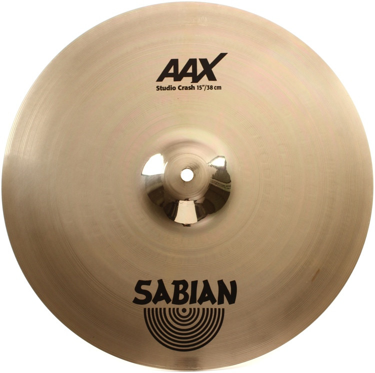 Sabian AAX Studio Crash Cymbal - 15" Brilliant Finish | Sweetwater