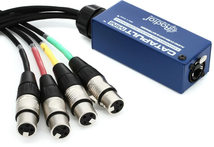 Radial Catapult Mini TX Cat 5 Audio Snake Module with Female XLR ...