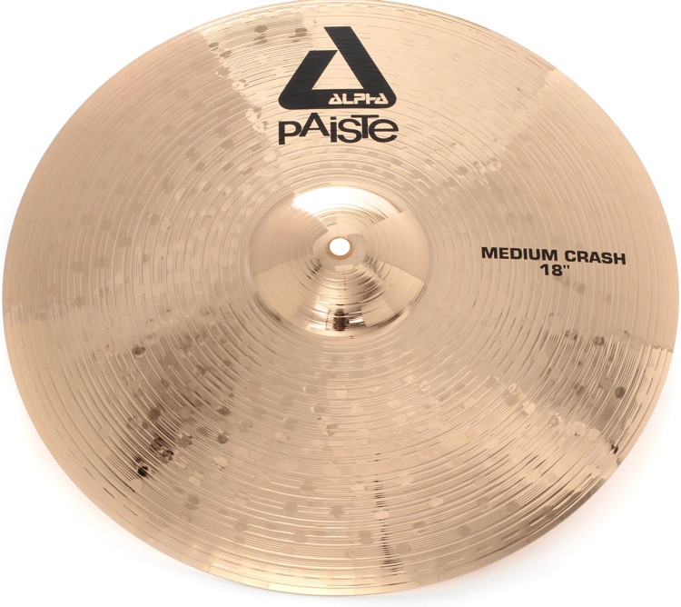Paiste Alpha B Medium Crash Cymbal - 18" | Sweetwater