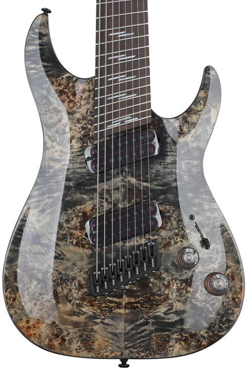 Schecter Omen Elite-8 Multiscale 8-string Electric Guitar - Charcoal ...
