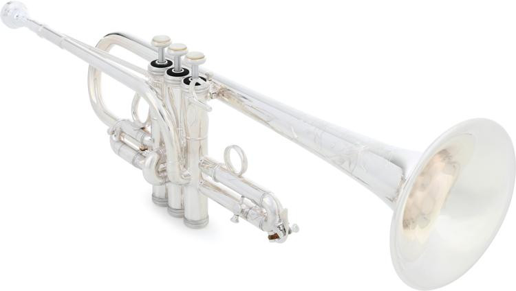 S.E. Shires TRQ15S Q Series Eb/D Trumpet - Silver-plated | Sweetwater