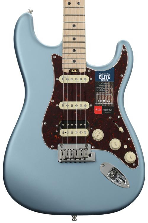 Fender American Elite Stratocaster HSS Shawbucker - Satin Ice Blue ...