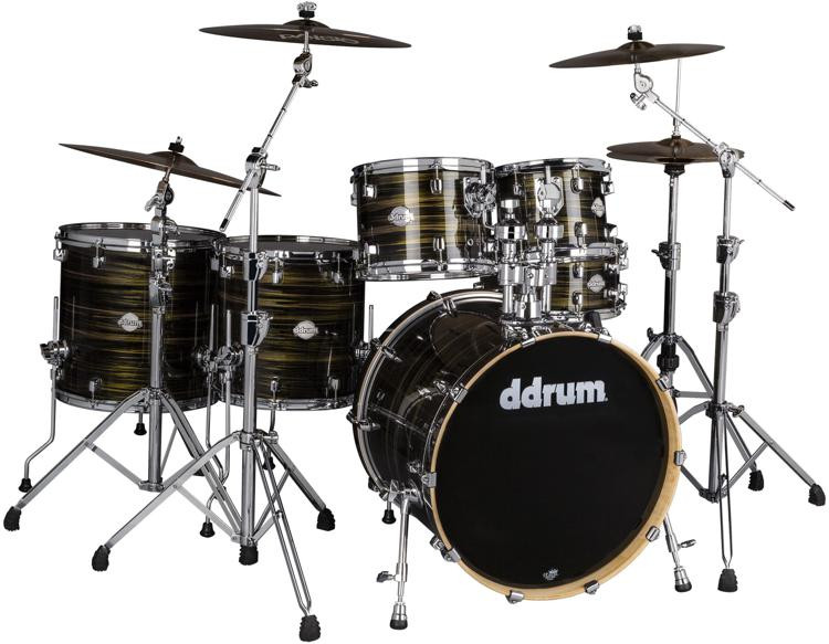 ddrum Dominion Birch 6-piece Shell Pack - Brushed Olive Metallic ...