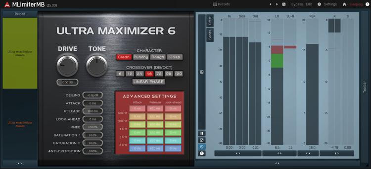MeldaProduction MLimiterMB Multiband Limiter and Maximizer Plug-in | Sweetwater