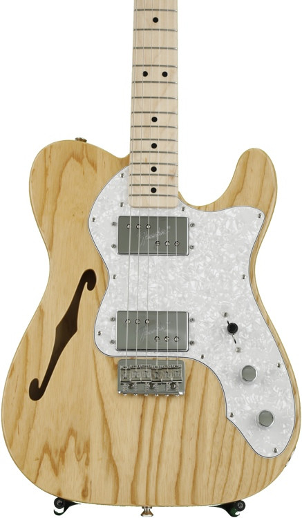 Fender '72 Telecaster Thinline - Natural w/ Maple Fingerboard | Sweetwater