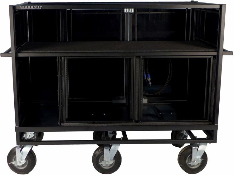 Pageantry Innovations MC-25SSBF Extended Double Mixer Cart with Bi-Fold ...