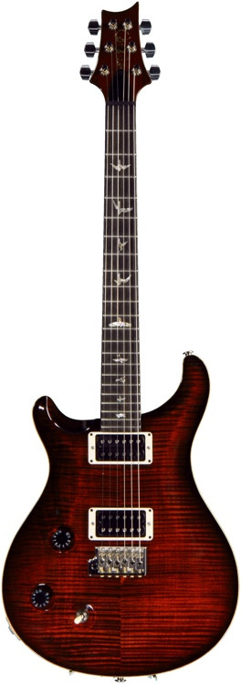 PRS Limited Edition Custom 22 Left Handed 10 Top - Fire Red Burst 10 ...