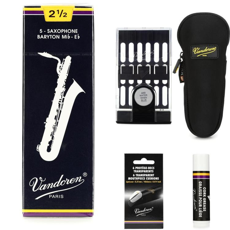 Vandoren SR2425 - Traditional Baritone Saxophone Reeds Accessories ...