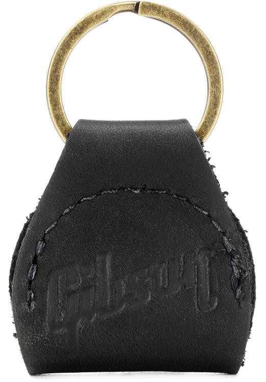 Gibson Accessories Leather Pickholder Keychain | Sweetwater