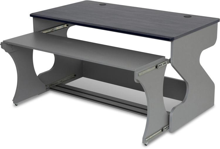 Zaor Miza M Flex Modular Desk - Titanium Wenge | Sweetwater