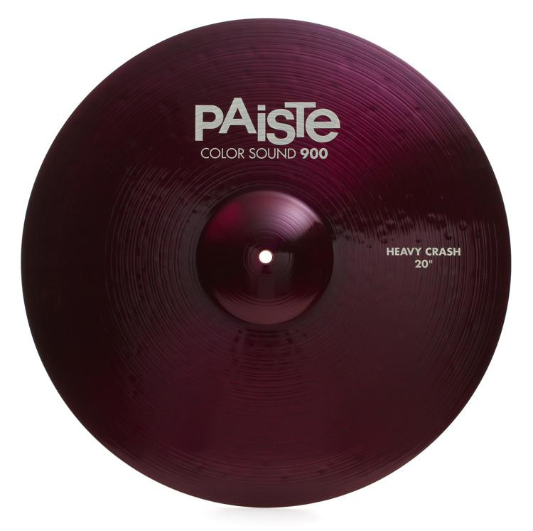 Paiste 20 inch Color Sound 900 Purple Heavy Crash Cymbal | Sweetwater